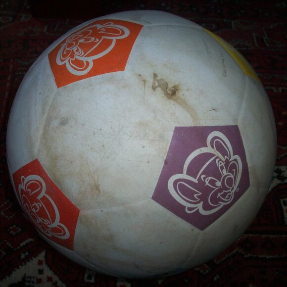 Chuck E Cheese | Toys | Chucky Cheese Inflatable 8 Soccer Ball 21 ...